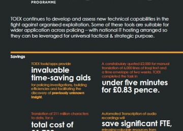 Tackling Organised Exploitation (TOEX) Programme